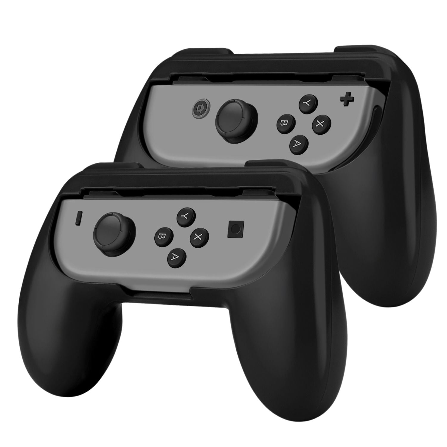 Joy-Con Grip for Nintendo Switch / OLED (2 Pack Black) Comfortable Grip ...