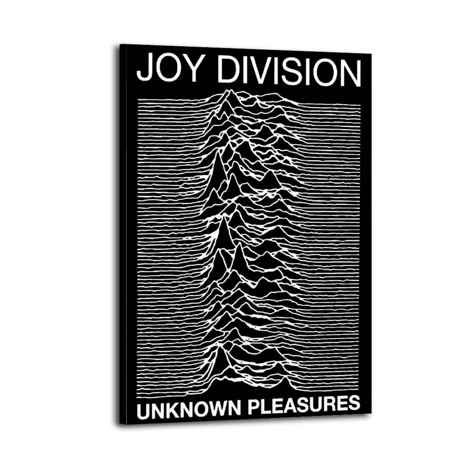 Joy Division Unknown Pleasures Album Poster Band Canvas Wall Art Posters and Prints Room ...