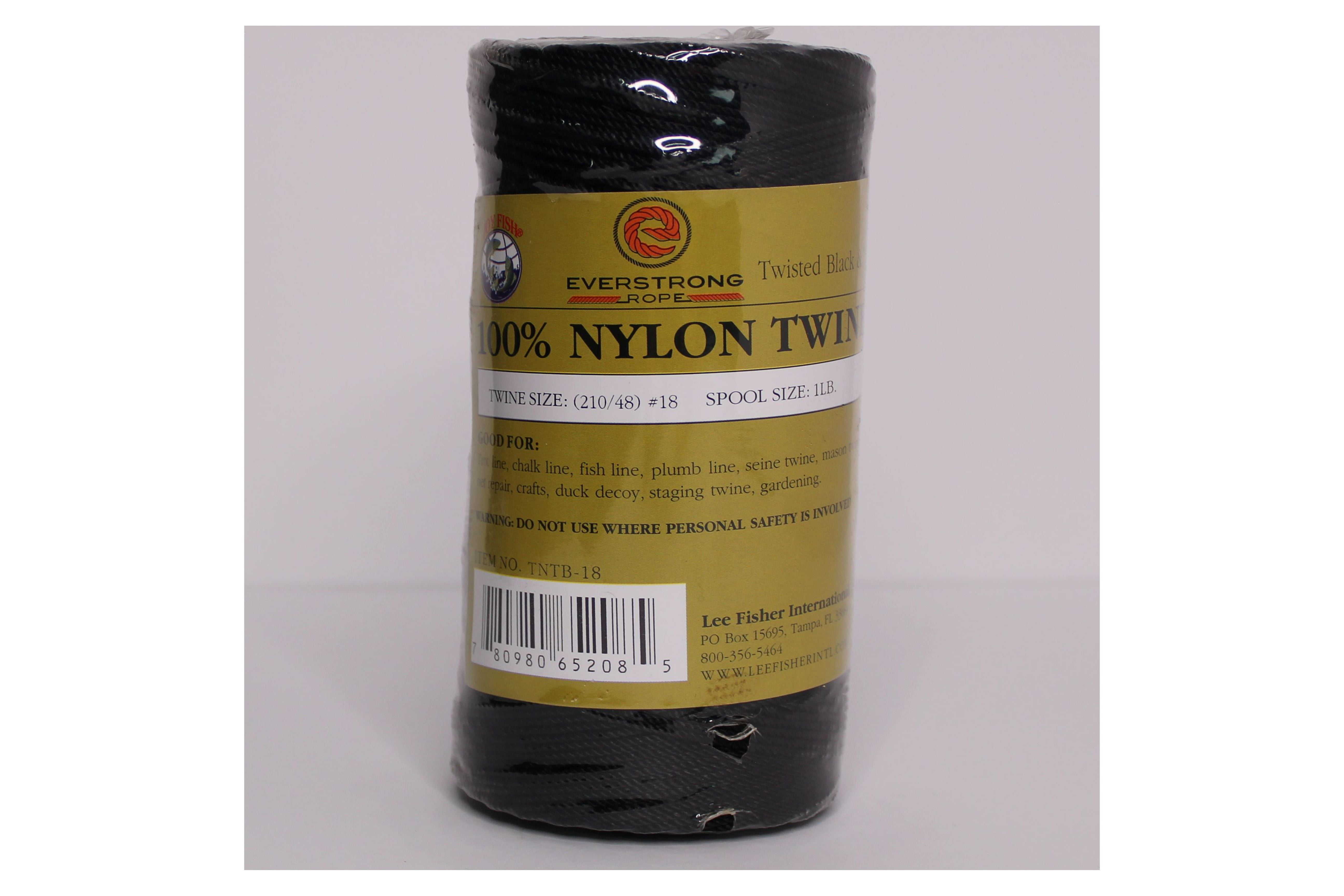 Joy Fish Black & Tarred Nylon Twine #18 - Walmart.com