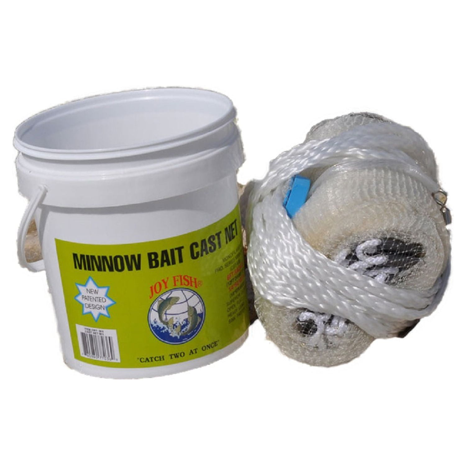 Joy Fish Cast Net - Minnow 8 Foot Radius - Walmart.com