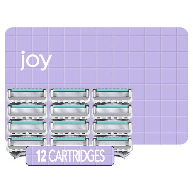 Joy razor blade cartridge refill for women, 12 blade refills - Walmart ...