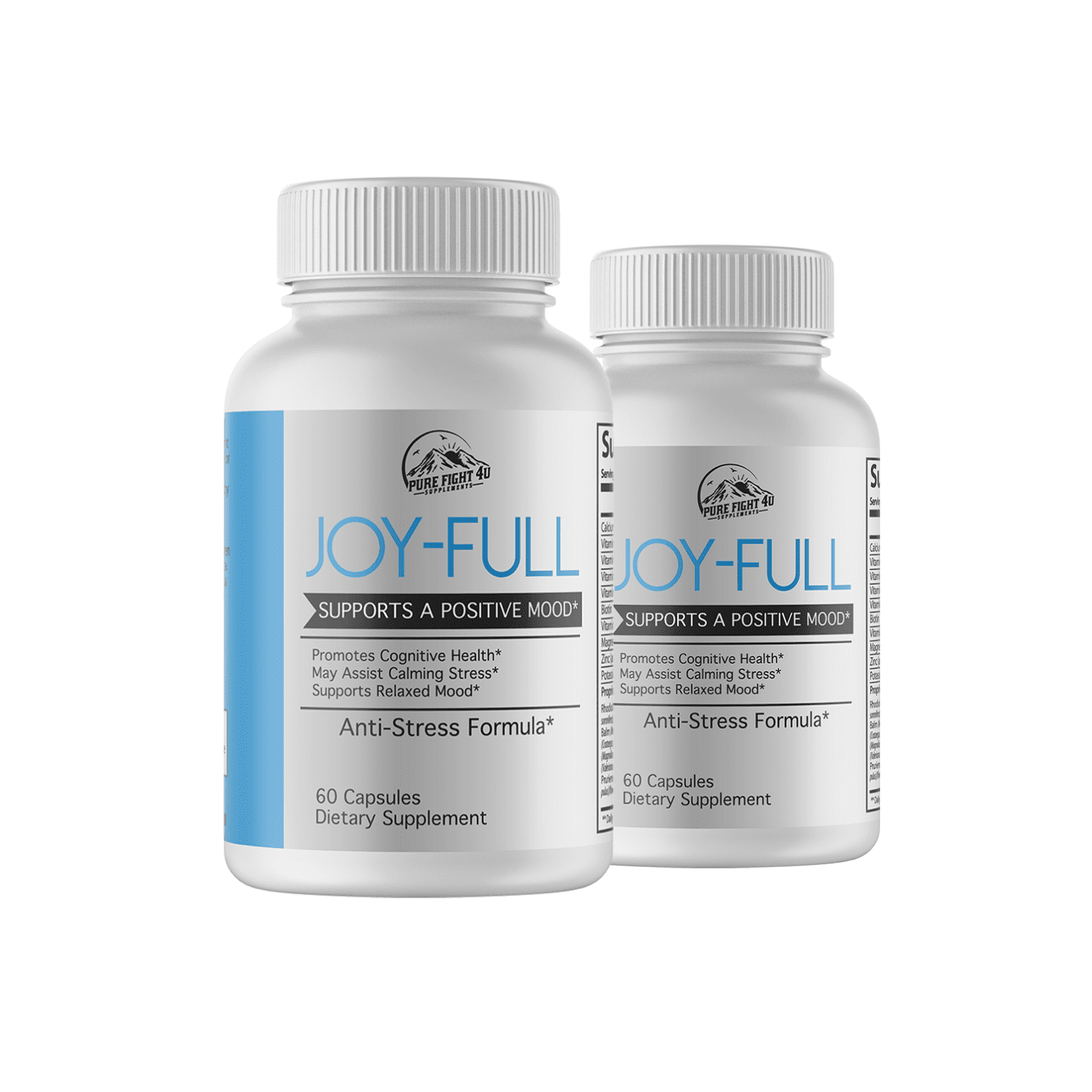 Joy-Full Anti-Stress Formula 2 Bottles 120 Capsules - Walmart.com