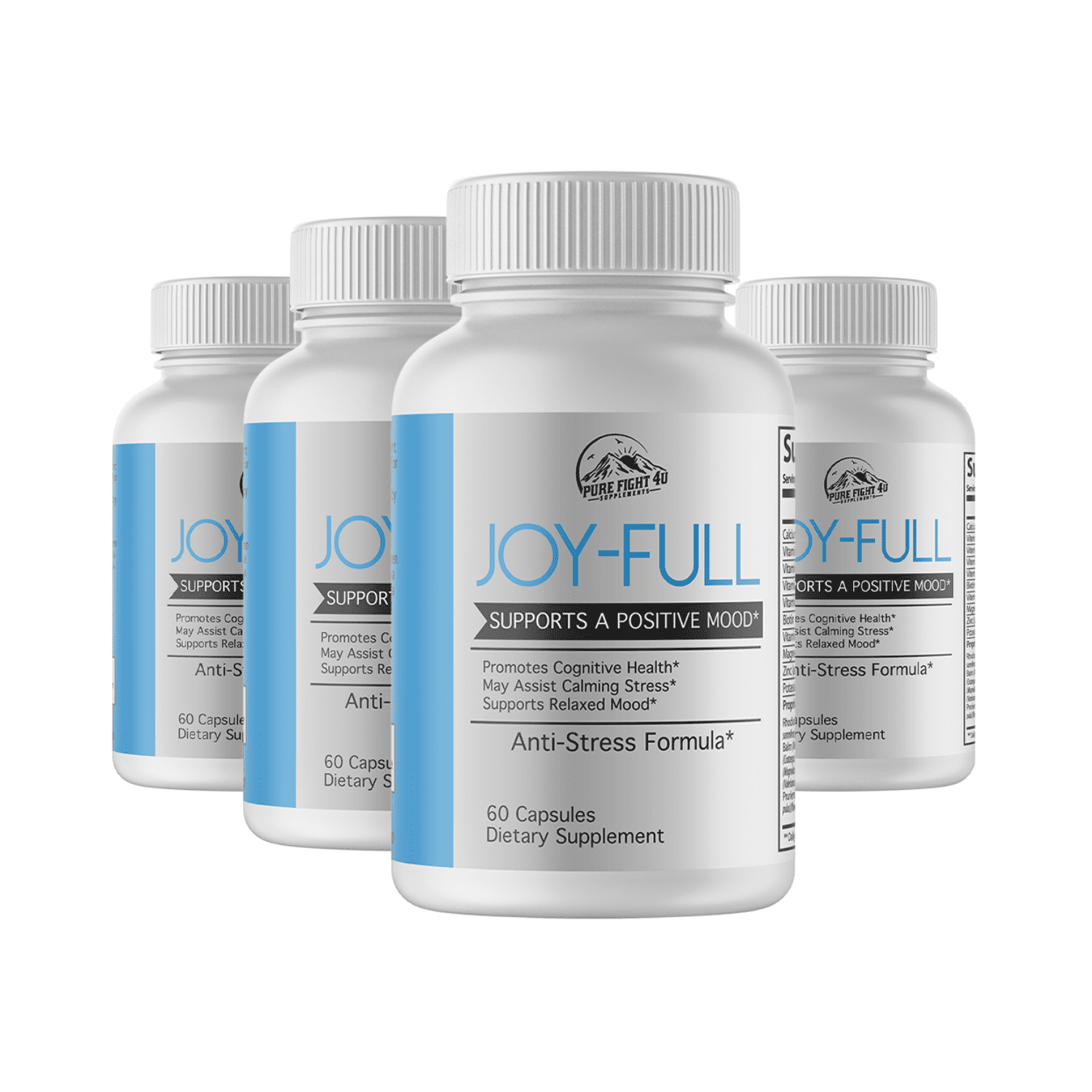 Joy-Full Anti-Stress Formula 4 Bottles 240 Capsules - Walmart.com