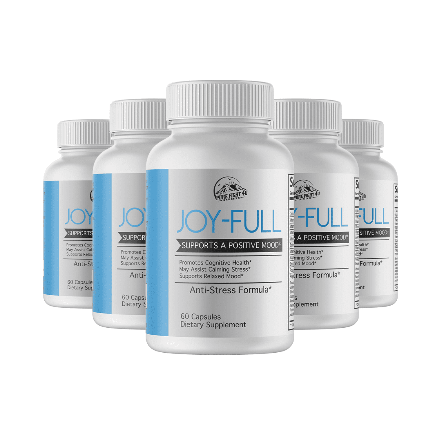 Joy-Full Anti-Stress Formula 5 Bottles 300 Capsules - Walmart.com