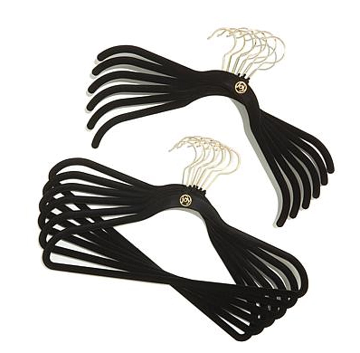 Joy. Huggable Hangers Suite/Shirt 96 Piece ~ (Black/Brass) - Walmart.com