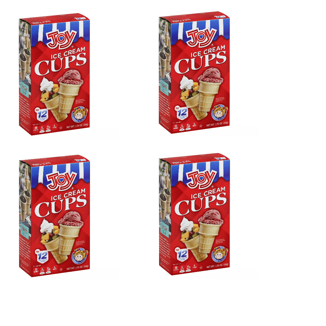 Joy Ice Cream Cups, 12 ct pack of 4 - Walmart.com