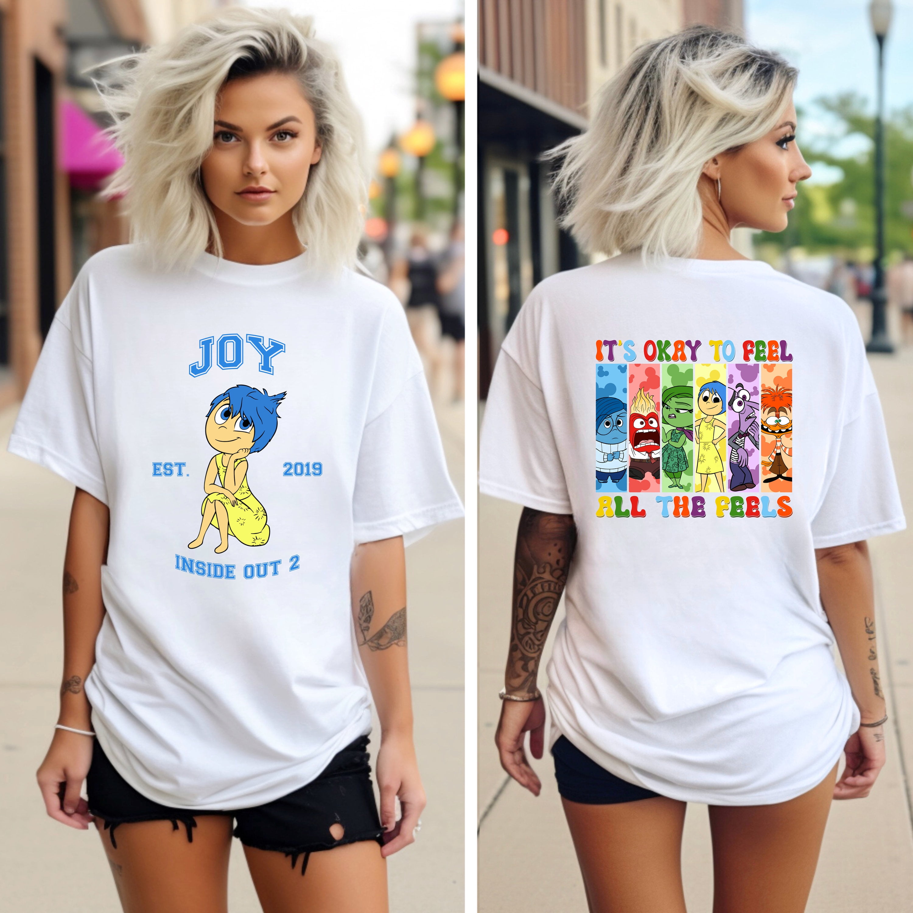 Joy Inside Out Disney Shirt, Inside Out Merch Shirt, Emotions Shirt ...