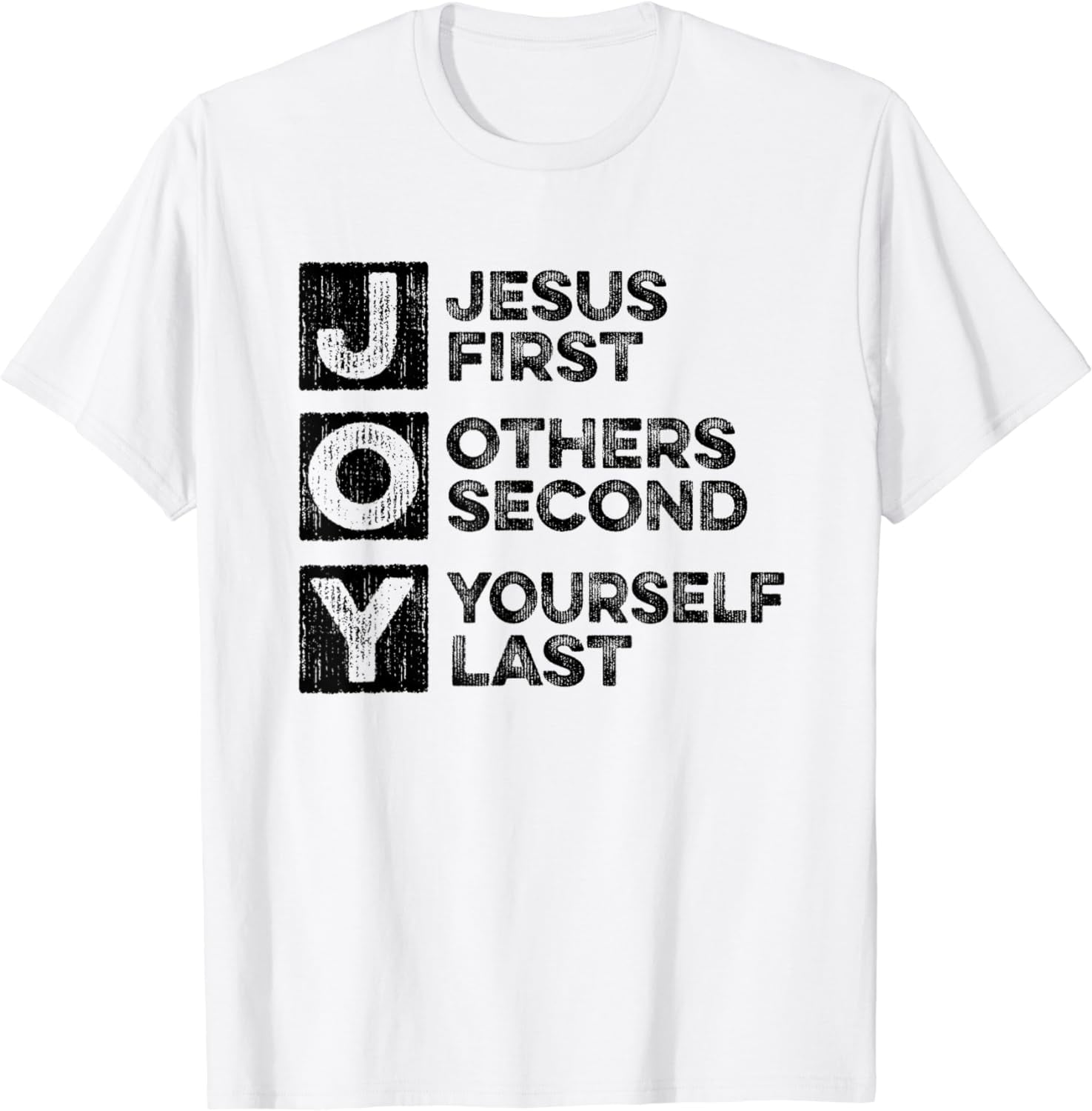 Joy - Jesus First Others Yourself Last Christian Bible Study T-Shirt ...