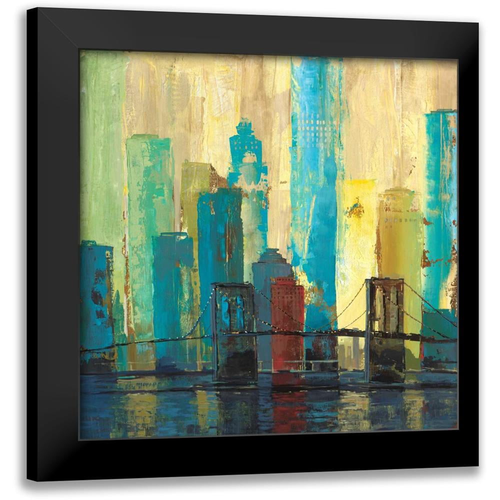 Joy, Julie 15x15 Black Modern Framed Museum Art Print Titled - City ...