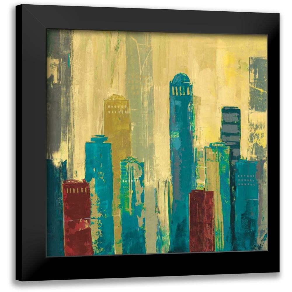 Joy, Julie 15x15 Black Modern Framed Museum Art Print Titled - City ...