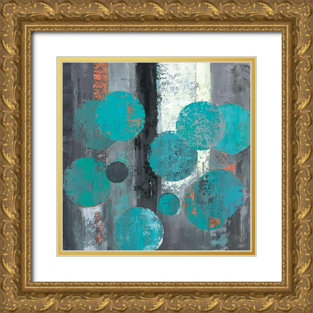 Joy, Julie 15x15 Gold Ornate Wood Framed with Double Matting Museum Art ...