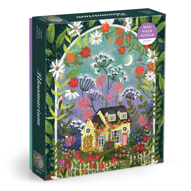 Joy Laforme Bloomarium 1000 Piece Puzzle (Jigsaw) - Walmart.com