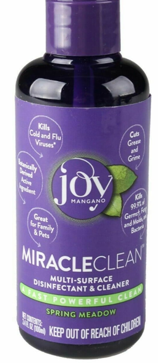 Joy Mangano Miracleclean Multi Surface Disinfectant & Cleanser Travel ...