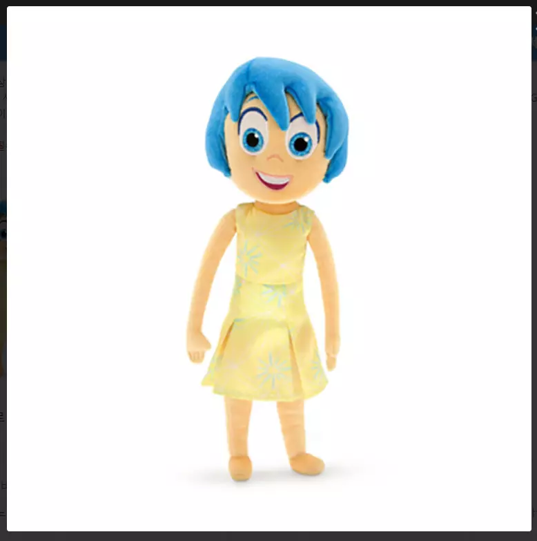 Joy Plush - Inside Out from Disney Pixar Movie - 14" - Walmart.com