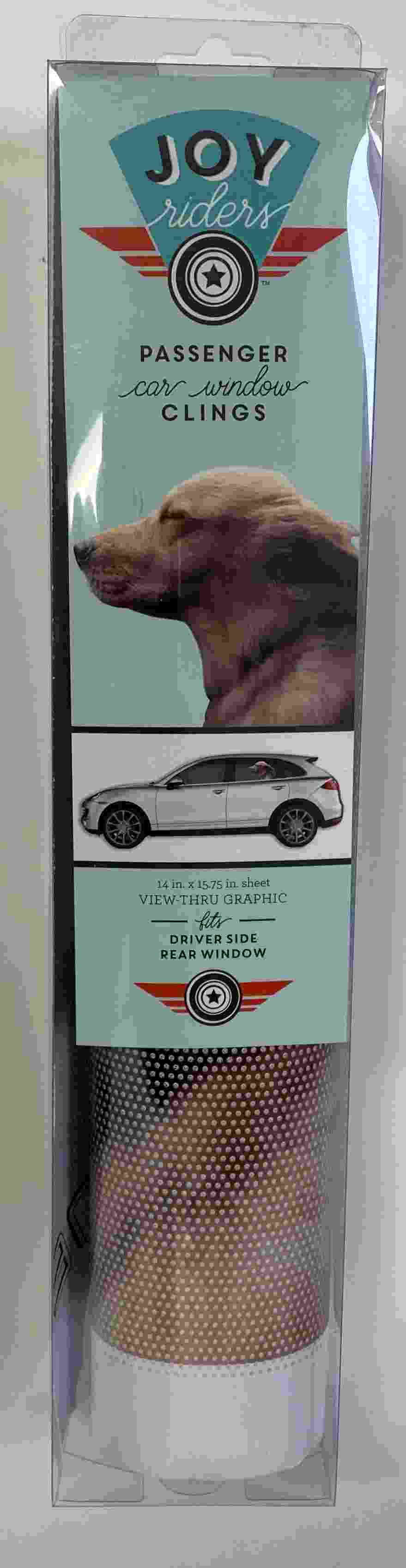 Joy Riders Car Window Clings - One Way Vision Decal - Walmart.com