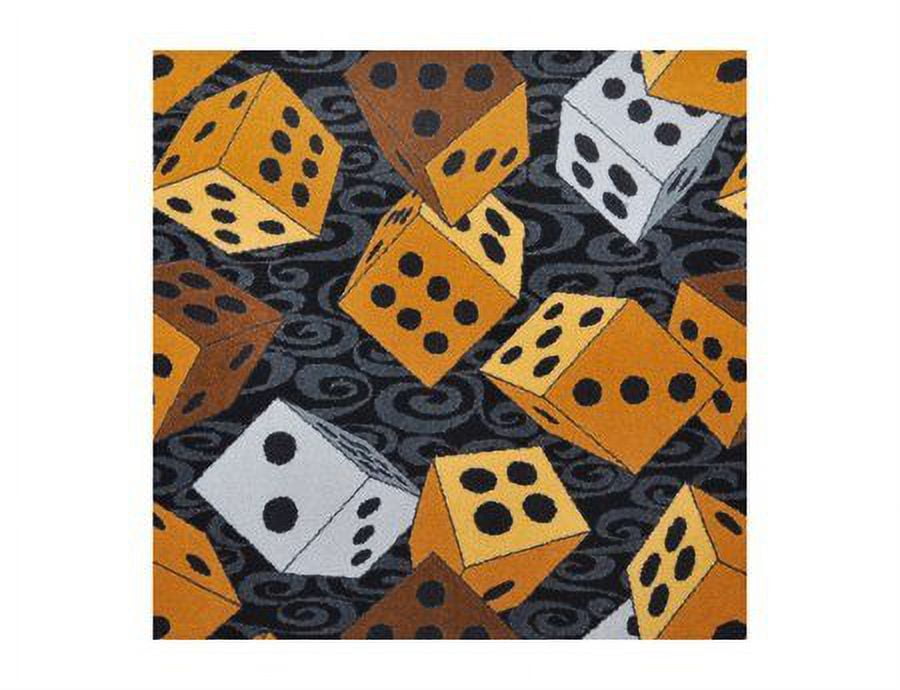 Joy Rugs Roll the Dice Machine Tufted - Cut Pile Charcoal 10'9" x 13'2 ...