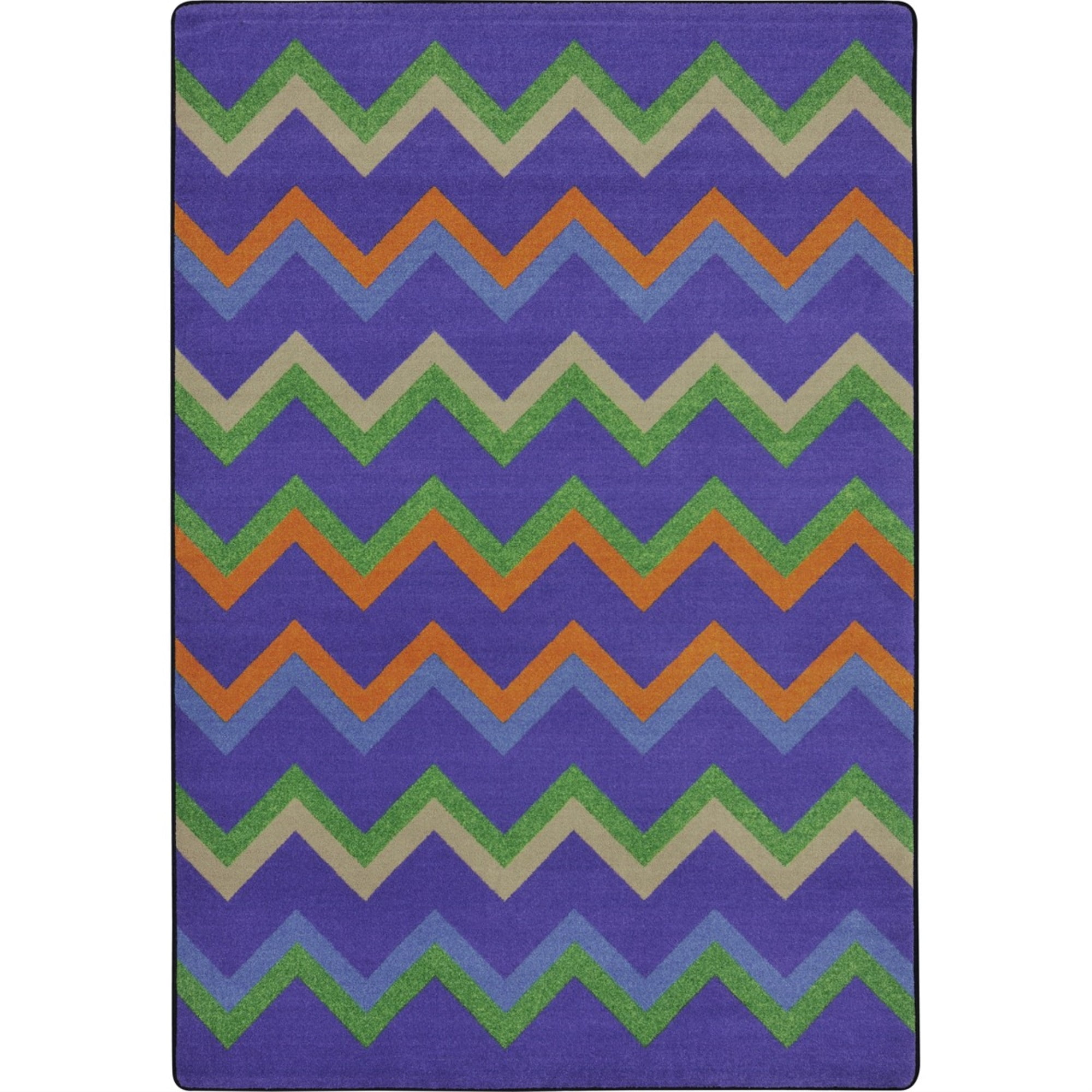 Joy Rugs Sonic Machine Tufted Cut Pile Violet 109 X 132 Area