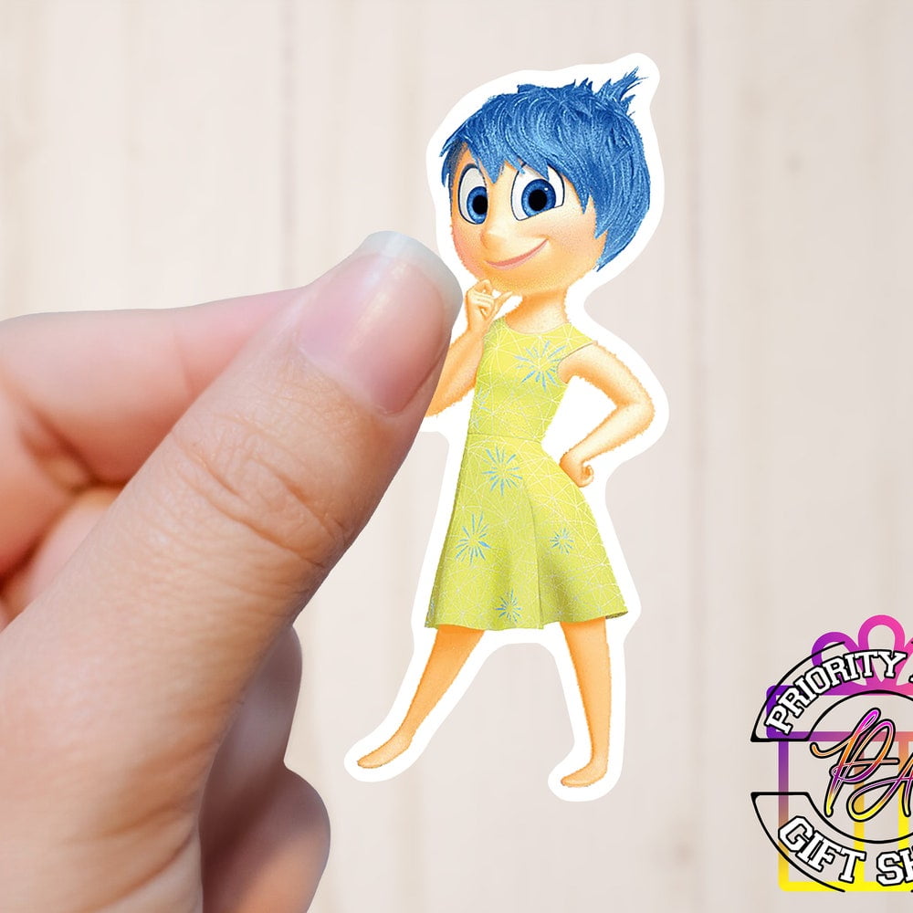 Joy Sticker Easy Peel Waterproof Vinyl Sticker 6 Disney Water Bottle ...