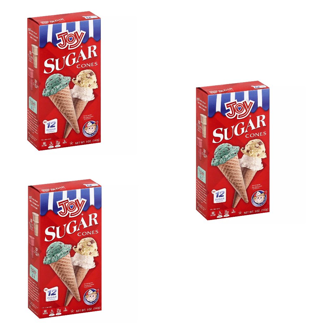 Joy Sugar Cones, 12 ct pack of 3 - Walmart.com