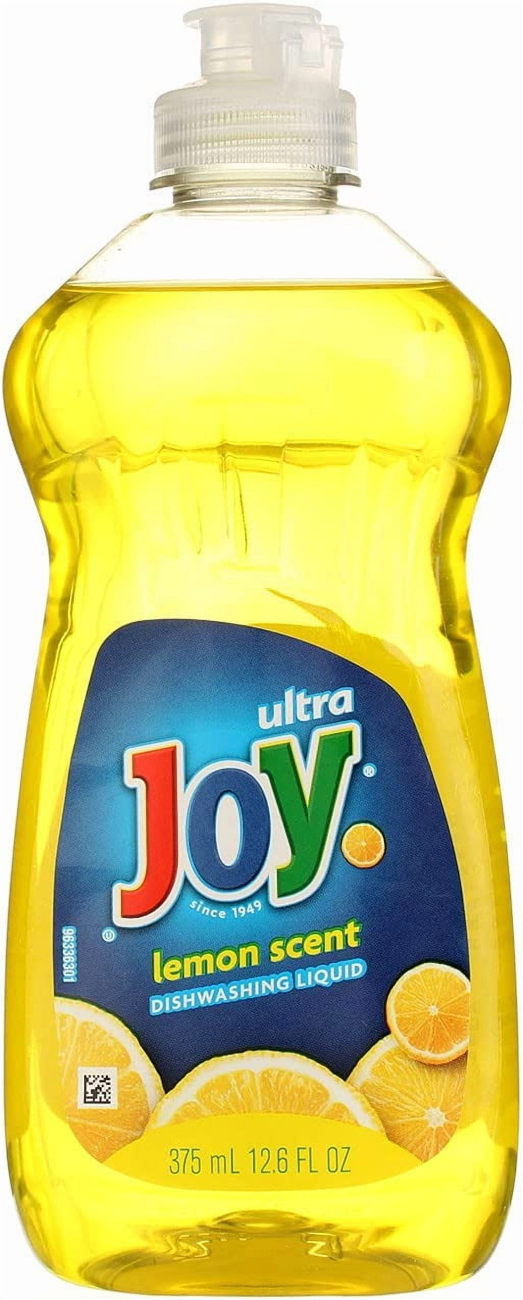 Joy Ultra Dishwashing Liquid, Lemon Scent, 12.6 Ounce (Pack of 25 ...
