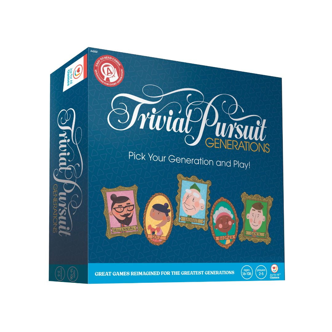 Free Shipping! Joy for All Edition Trivial Pursuit Generations Family ...