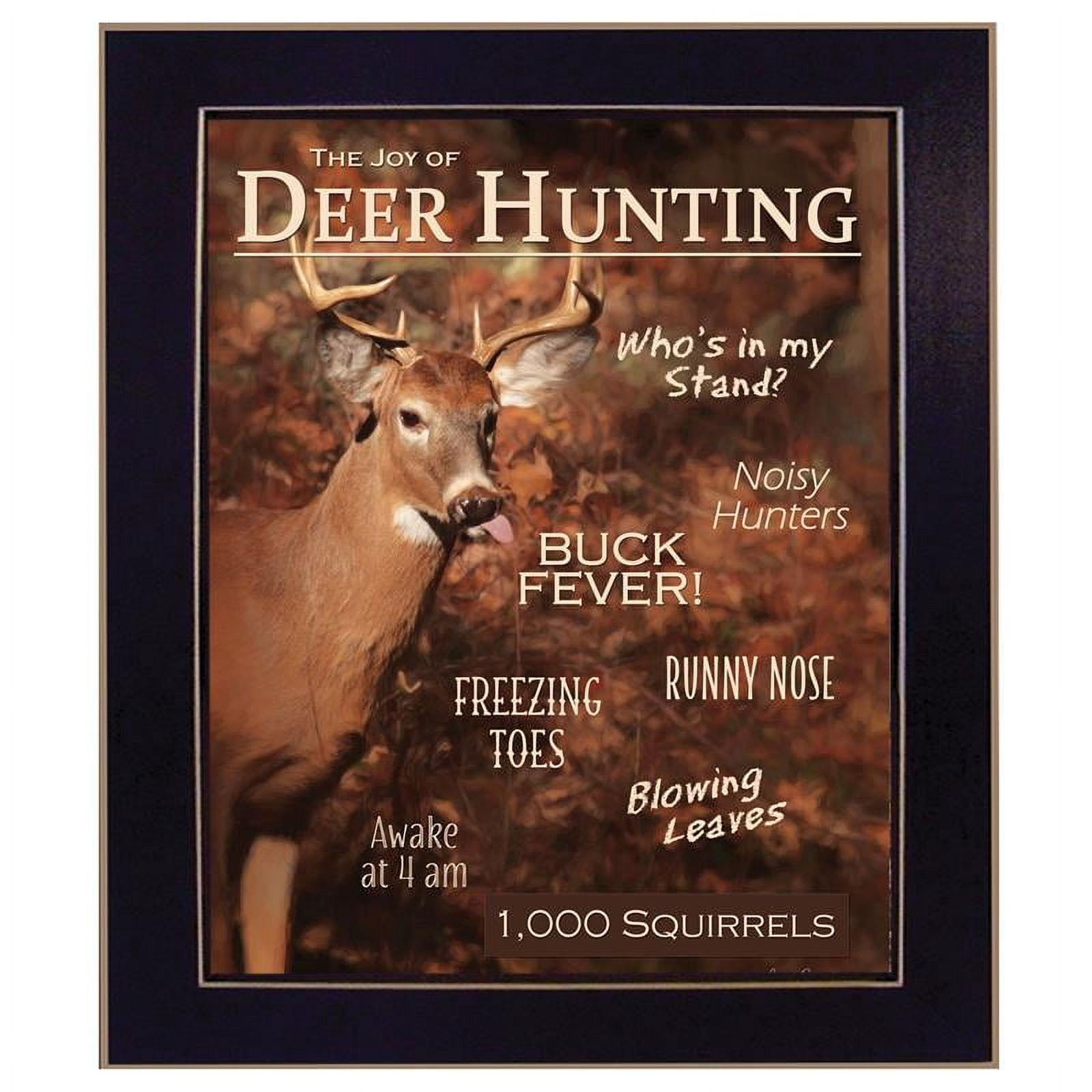 Joy of Hunting deer by Lori Deiter Printed Wall Art Wood Multi-Color ...