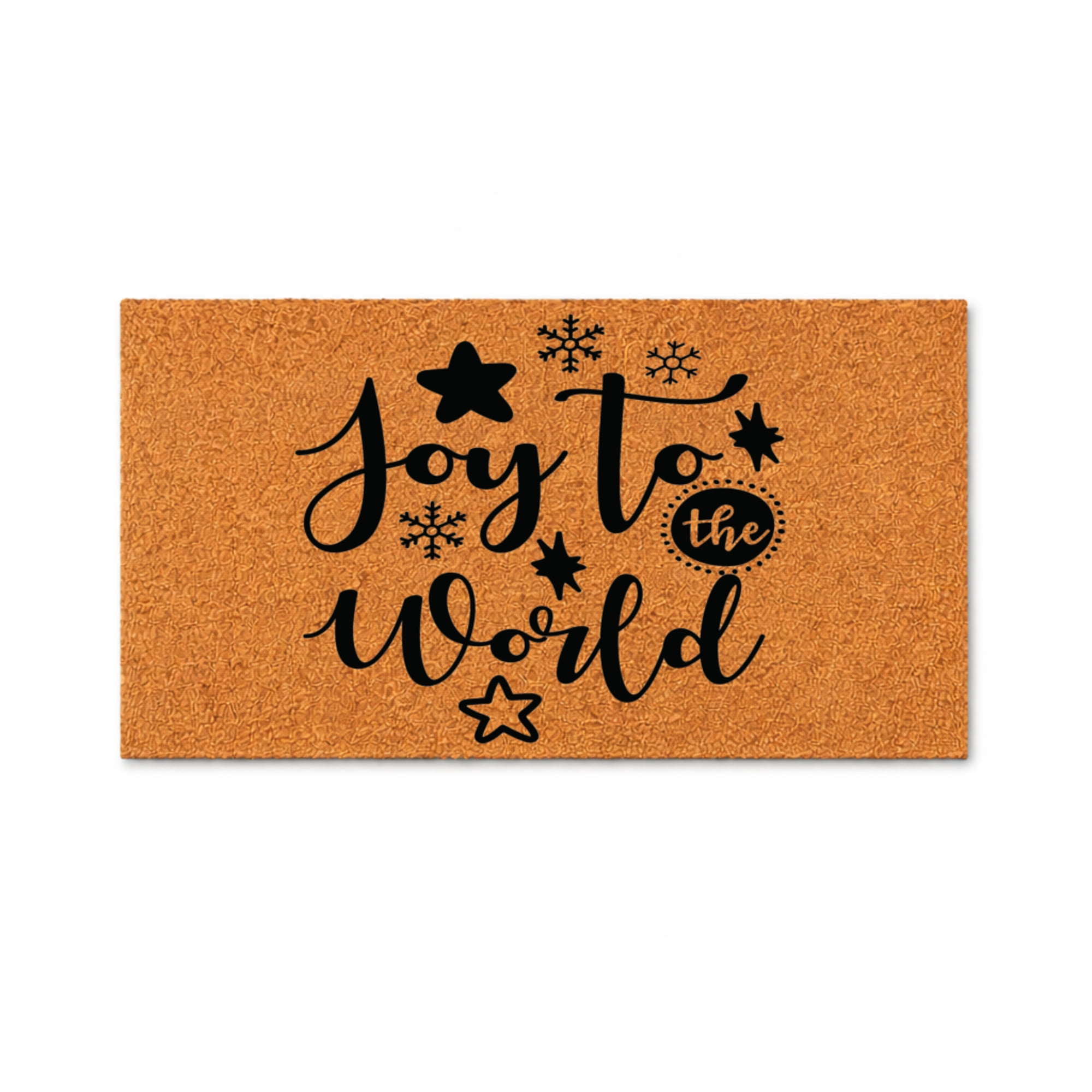 Joy to the World Doormat, Christmas Welcome Mat, Holiday Door Mat ...