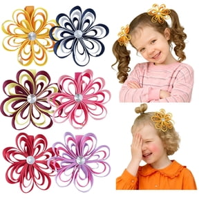 Ribbon Hair Clips