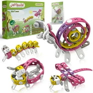 TOWER TUBES Stem Fort Building Kit - 510 Pieces for Kids 7+, Indoor and ...