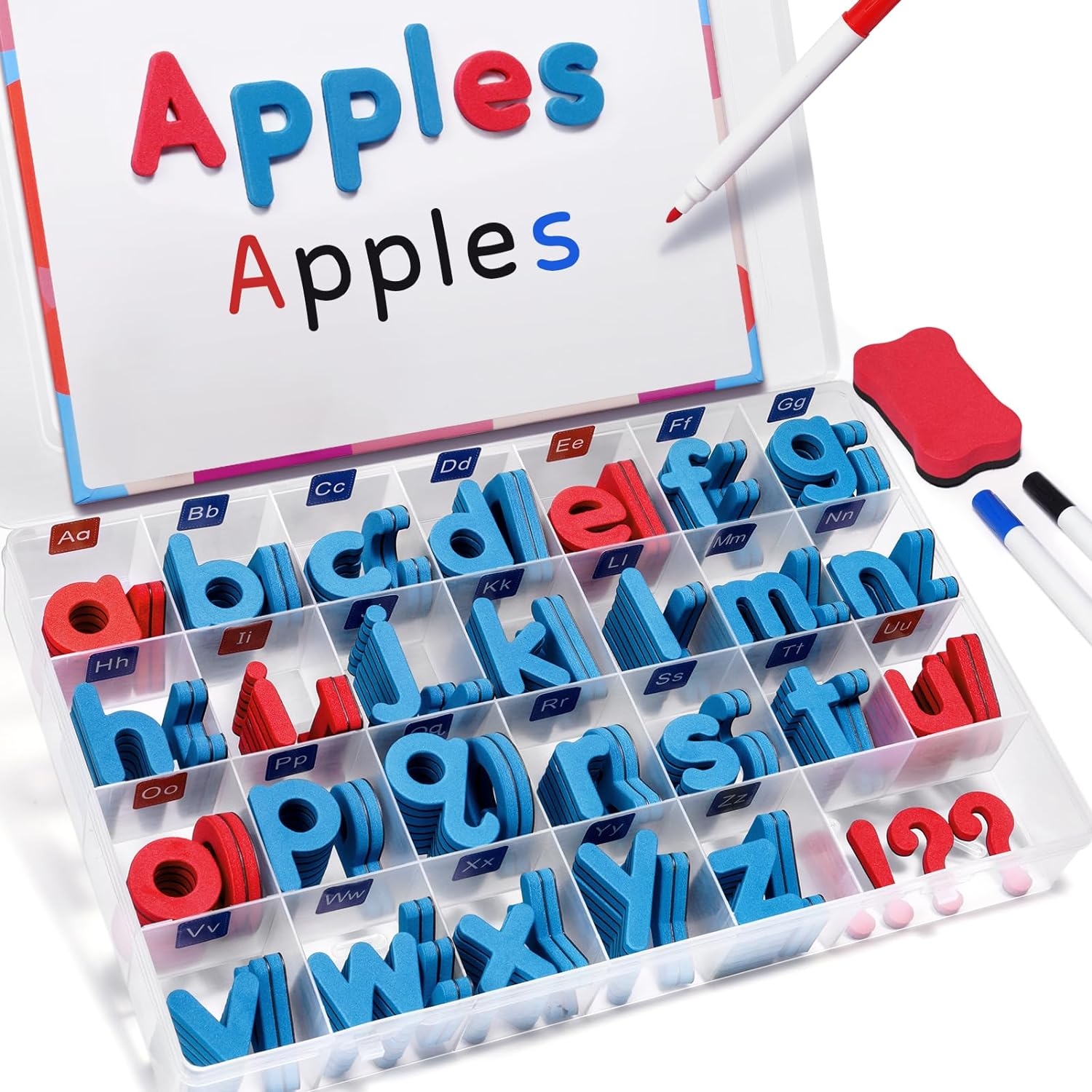 Learning Resources Jumbo Lowercase Magnetic Letters, Alphabet Toys ...