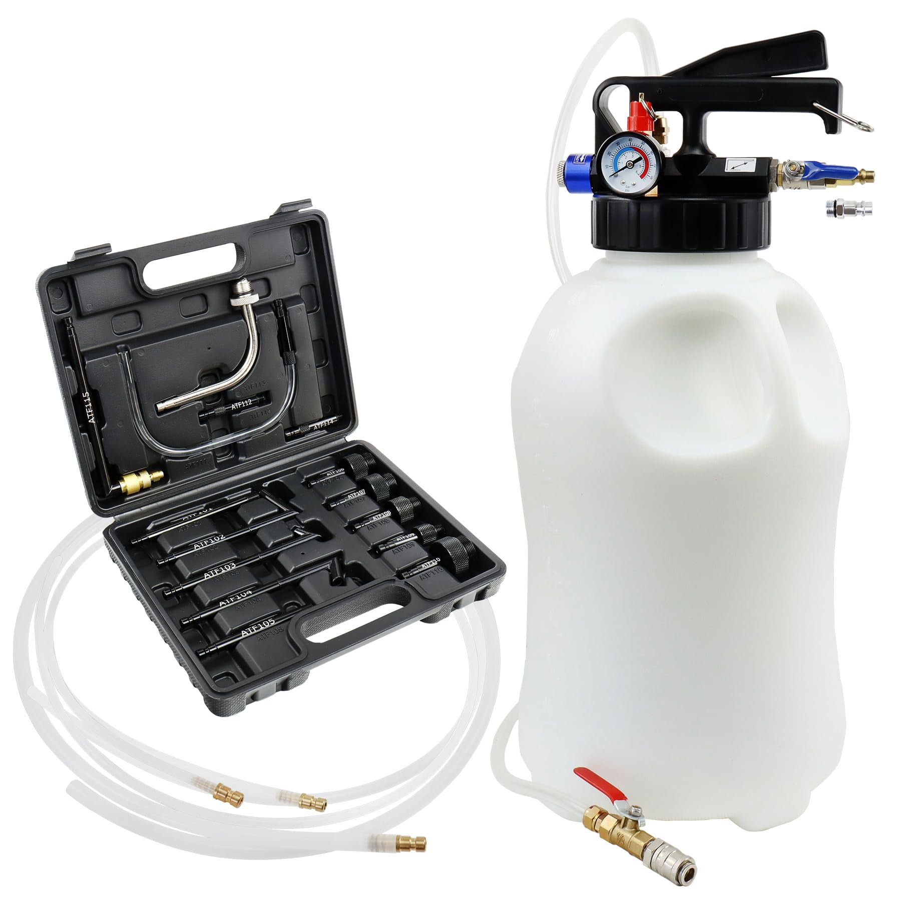 JoyFans 10L Pneumatic Transmission Fluid Pump Extractor and Dispenser ...