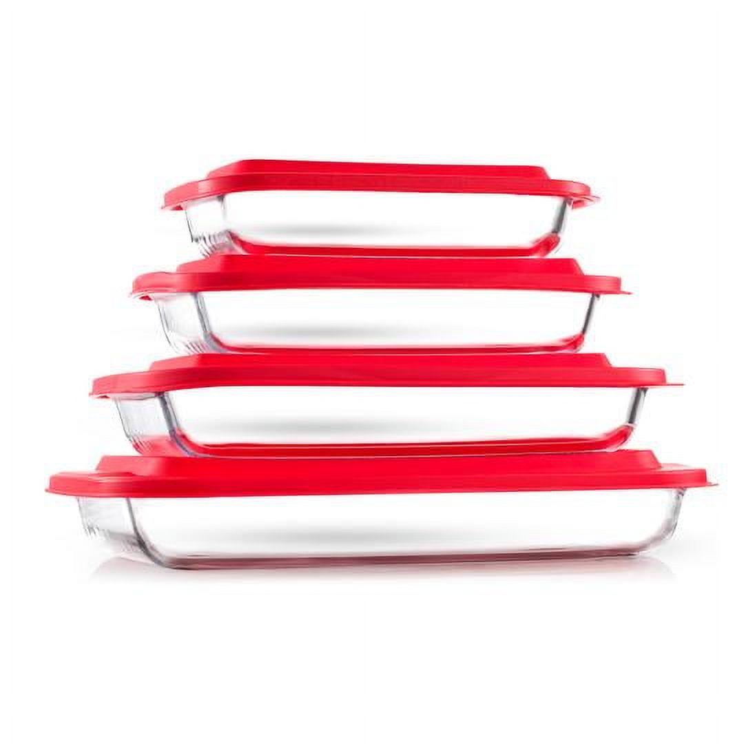 Pyrex Deep Glass Baking Dish with Lid, 7 x 11" - Walmart.com