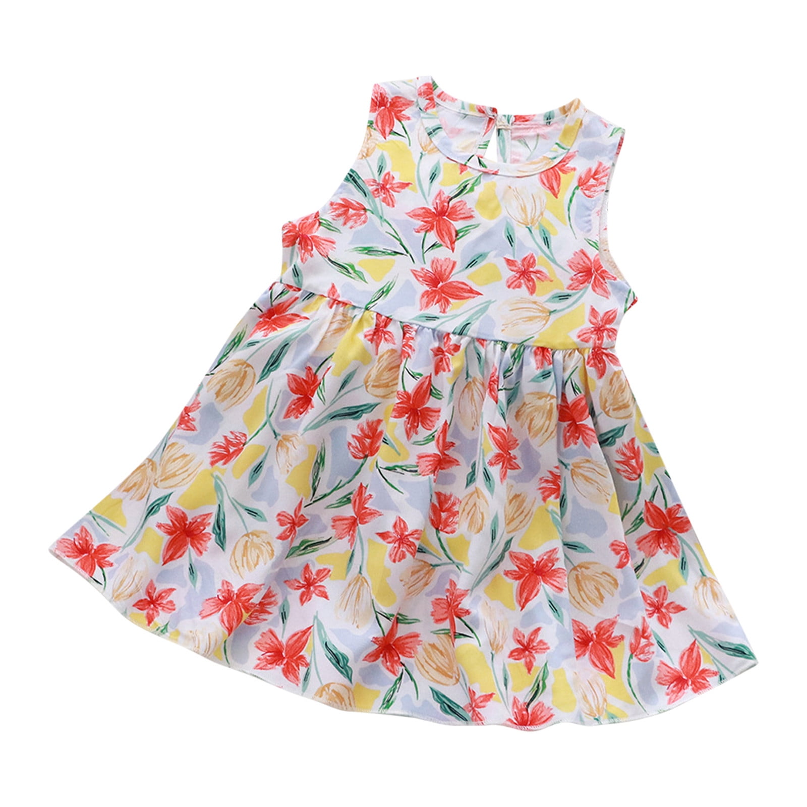 JoyHoop 2025 Spring Girls Dresses Print Baby Girls Party Elegant Dress ...