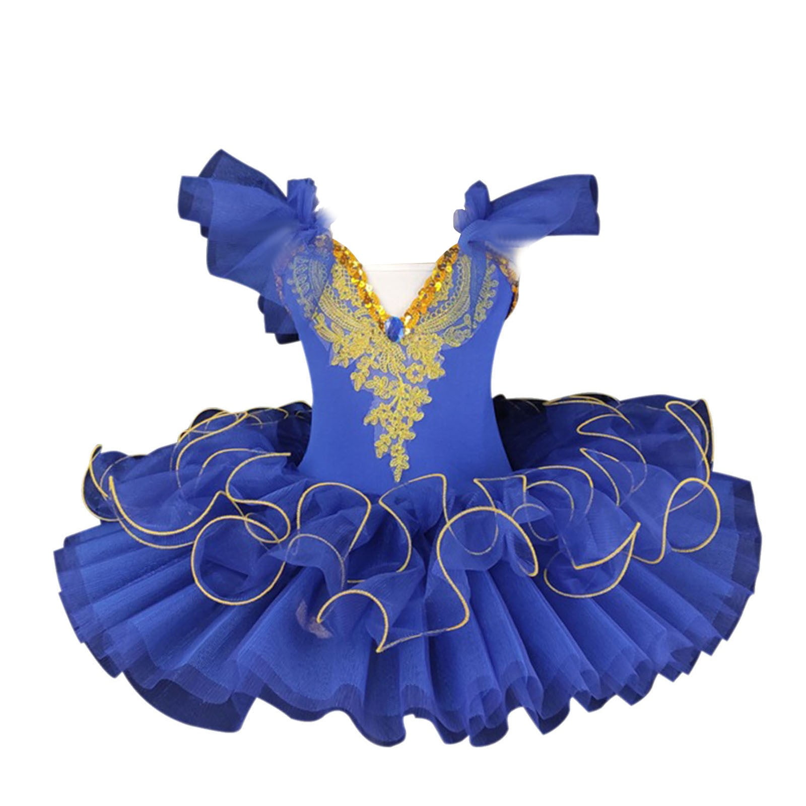 JoyHoop Kids Toddler Ballet Tutu Dancing Dress Children Swan Costumes ...