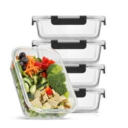 Thyme & Table Snap-Lock Food Storage Containers, Set of 5, 10 Pieces ...