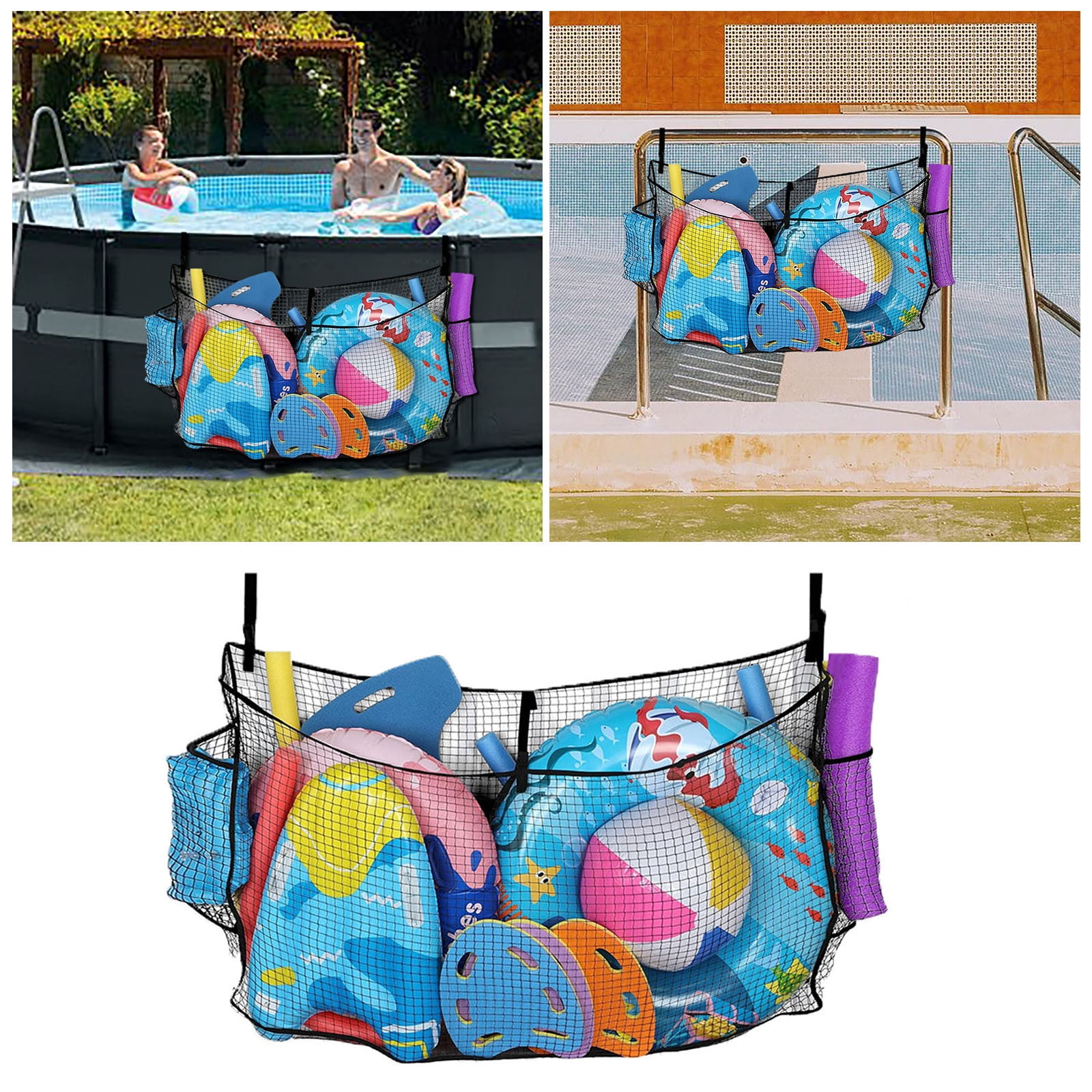 JoyMagic Swimming Pool Storage Network Swimming Pool Storage Bag ...