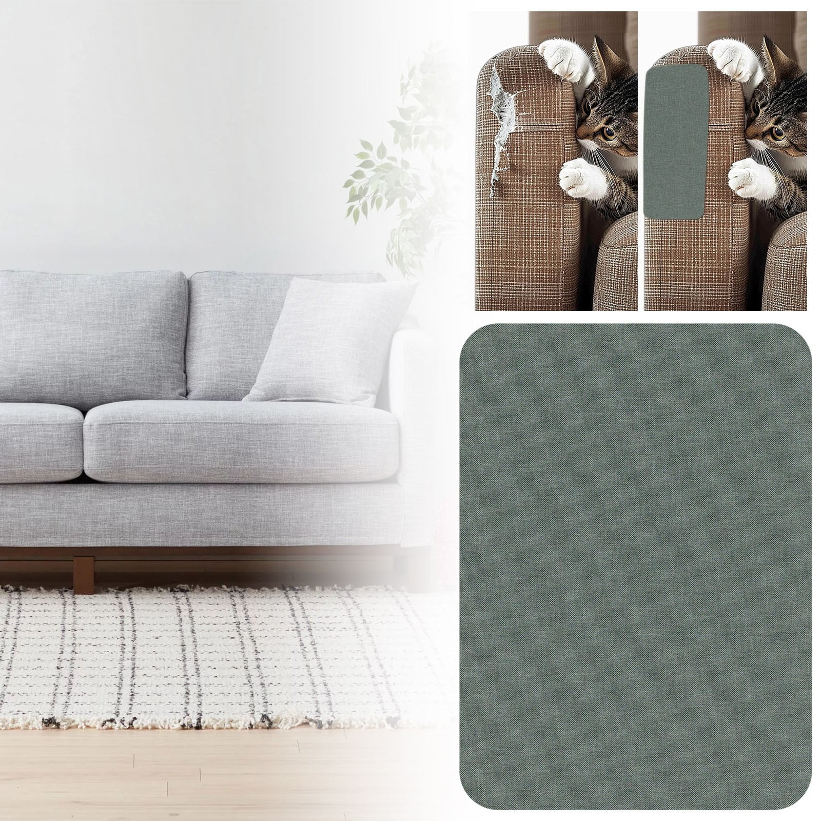 JoyMart 1 Pcs 4.3 X6.3 Inch Linen Repair Adhesive Fabric Patch For ...