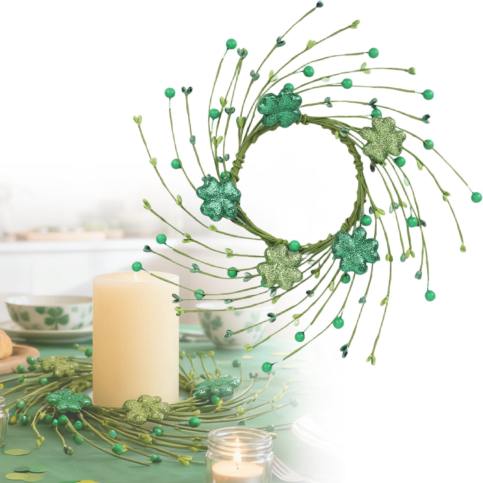 JoyMart Berry Decor Artificial for St. Day Decorations Festive Greenery ...