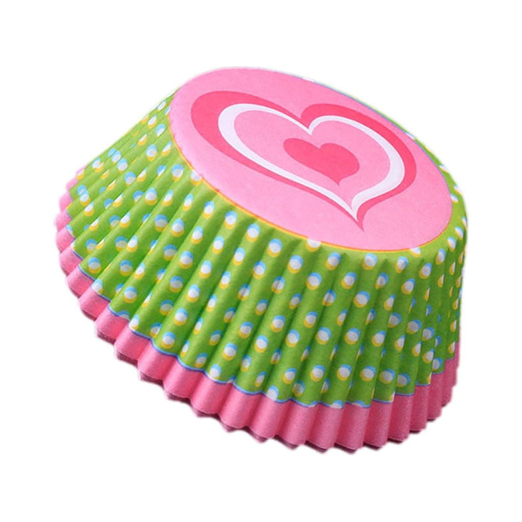 JoyMoreHome 100 Pcs Cupcake Papers Disposable Brownie Baking Cups Cake ...