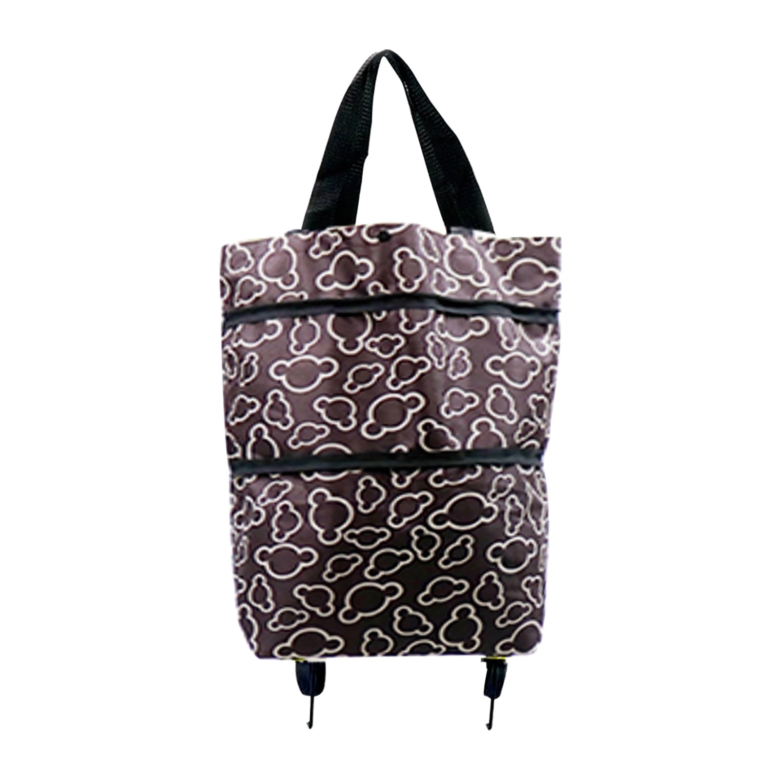 JoyMoreHome 2 in 1 Foldable Shopping Cart, Foldable Shopping Bag Carts ...