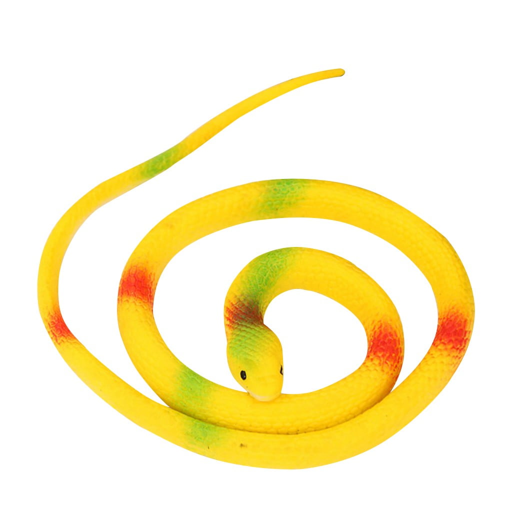 JoyMoreHome 27.56Inch Realistic Rubber Snakes Fake Toys, Plastic Garden ...
