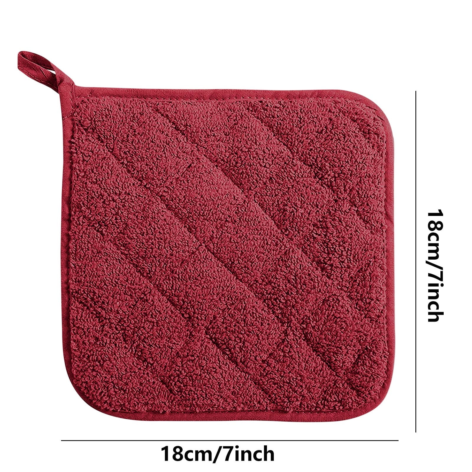 JoyMoreHome 4Pcs Pot Holders Bulk for Kitchen Heat Resistant, Cotton ...