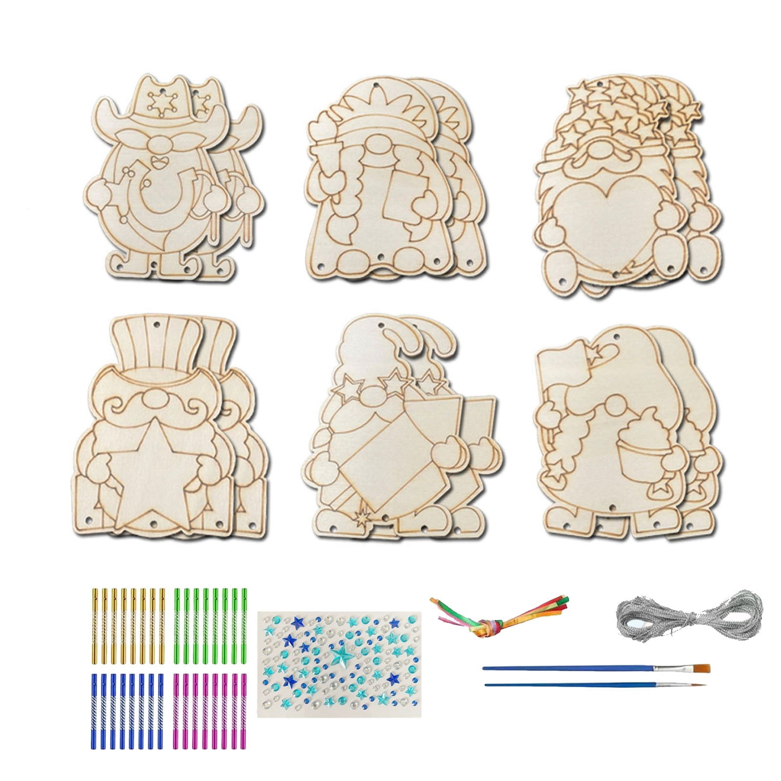 JoyMoreHome 4th of July Crafts DIY Patriotic Arts and Crafts Make Your ...