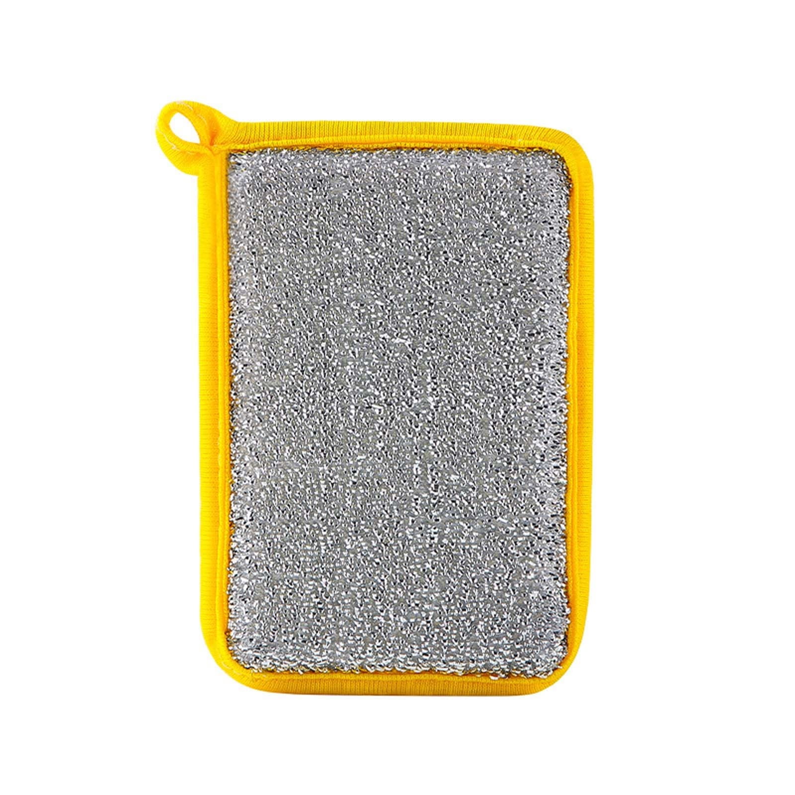 JoyMoreHome 5Pcs Kitchen Dish Sponge, Dual-Sided Rough Scrubbers with ...
