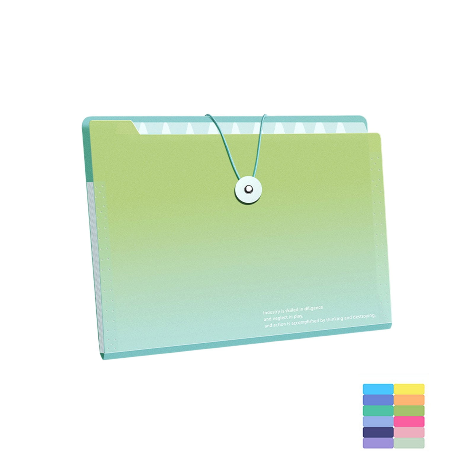 JoyMoreHome Accordion Folder with Labels, Portable A4 Expanding File ...