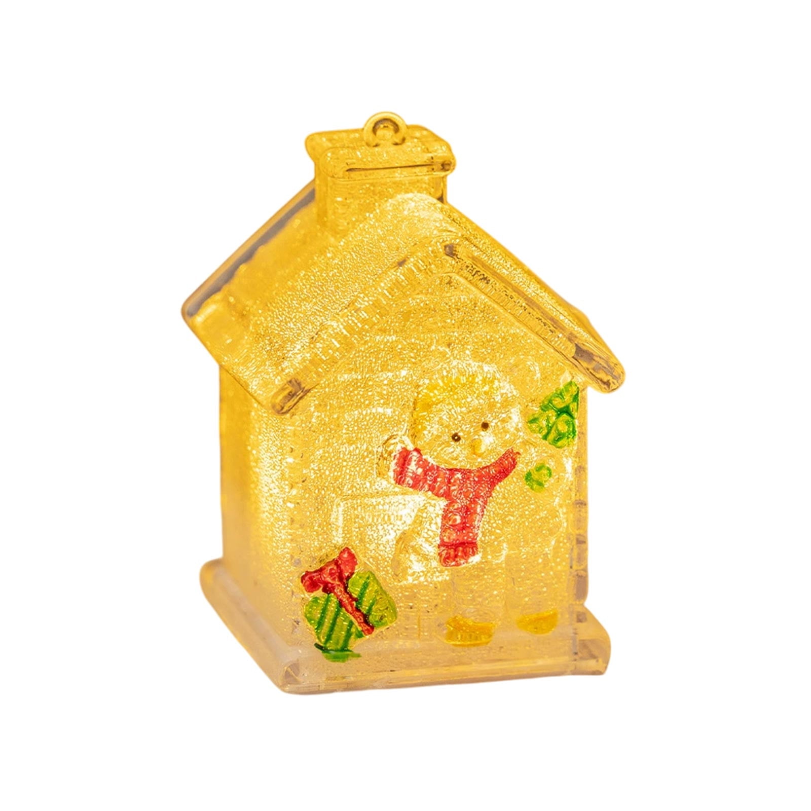 JoyMoreHome Christmas Theme LED Lighted Figurines Decor, Battery ...