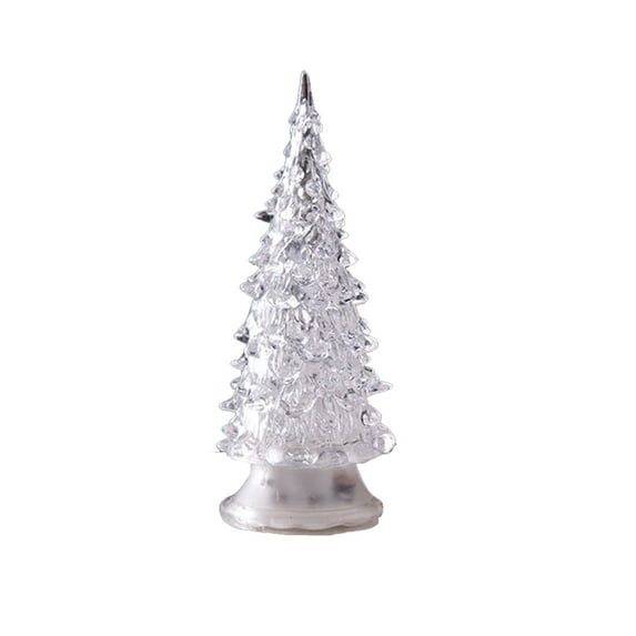 JoyMoreHome Christmas Tree Light Colorful Xmas Tree, LED Acrylic Night ...
