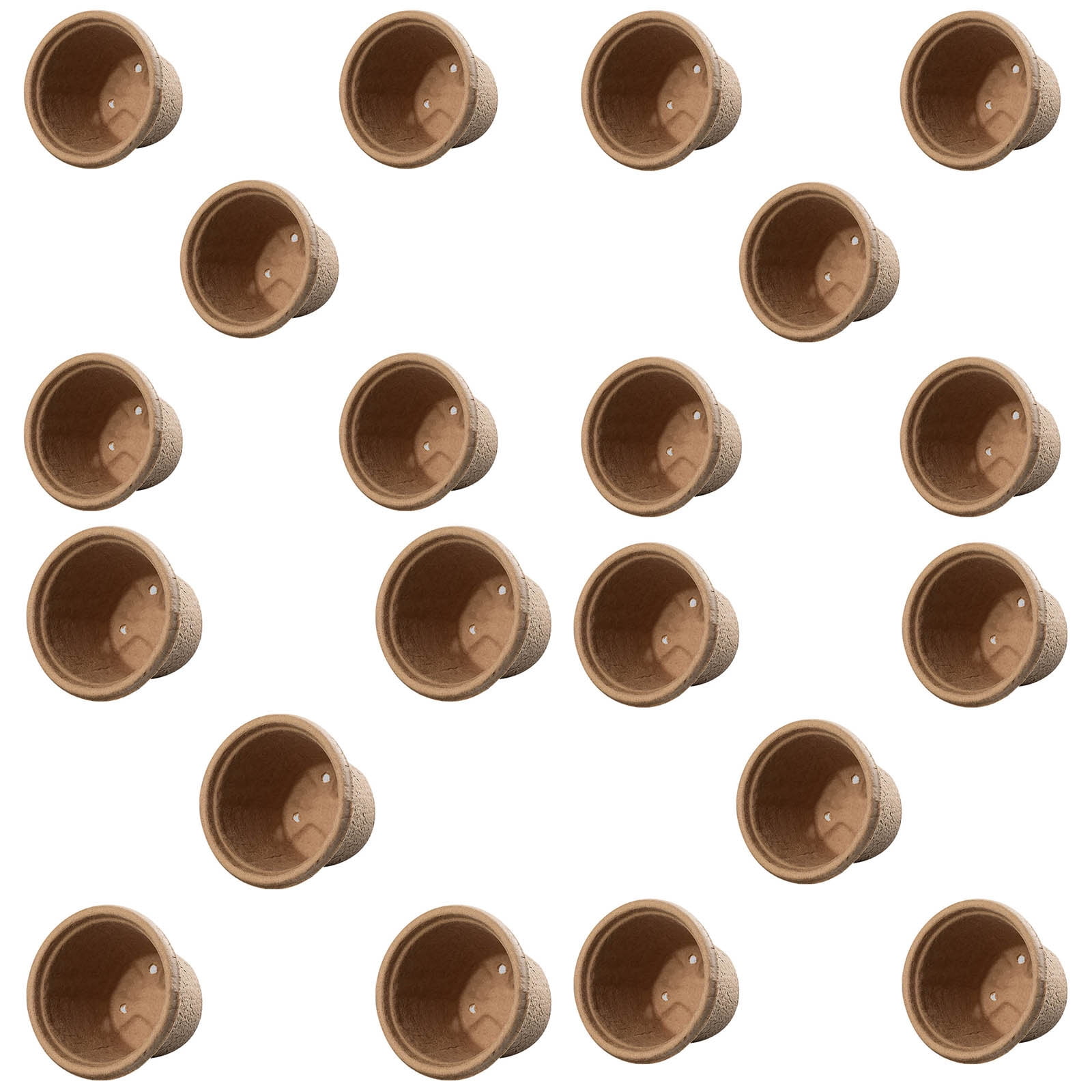JoyMoreHome 20Pcs Pulp Pots, Biodegradable Pots for Seedlings with ...