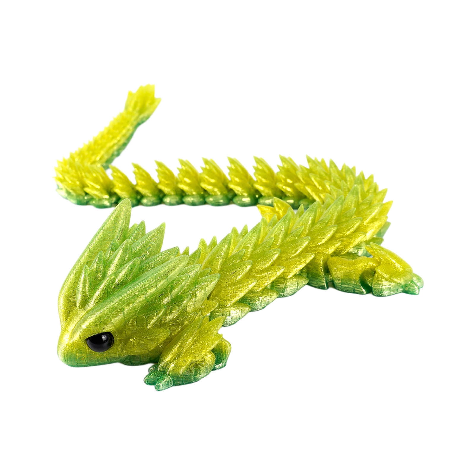 JoyMoreHome 3D Printed Dragon with 12 Inch Multicolor Toothless Dragon ...