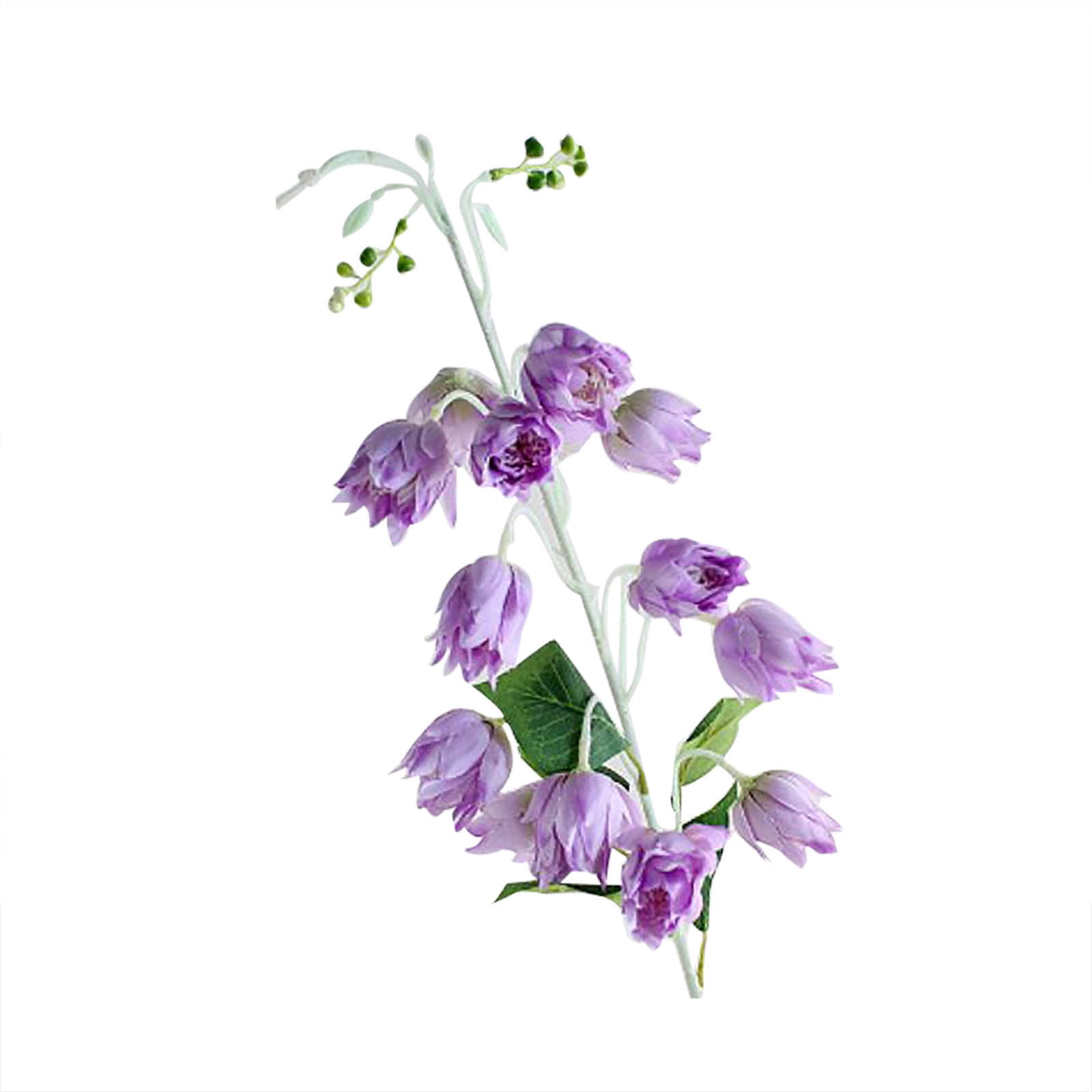 JoyMoreHome Artificial Flowers Silk Flower Campanula Bluebell Outdoors ...